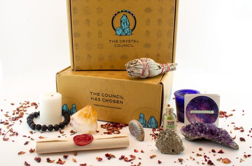 Custom Spiritual Crystal Subscription Box - The Crystal Council